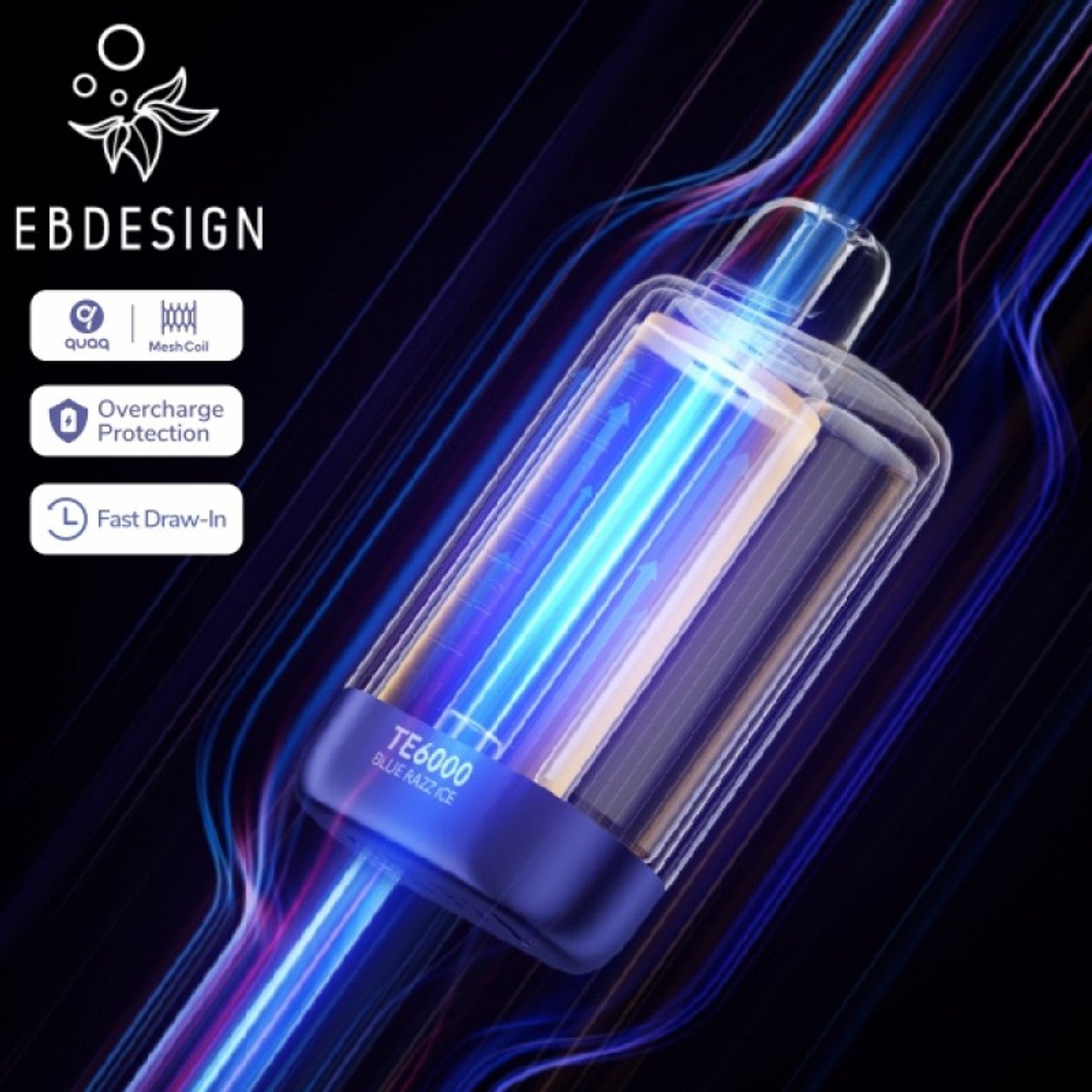 EB Design TE6000 Disposable Vape 6000 Puffs - 5 Pack - Sams Smokes Vape ...